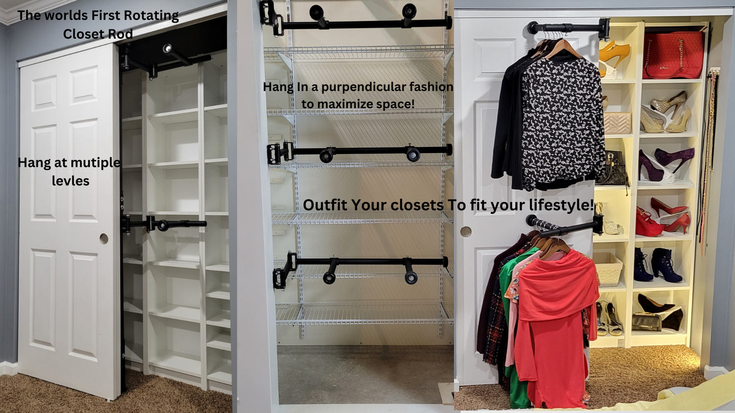 Revolutionize Your Space with Clever Closet Rods – Be Clever Company ...